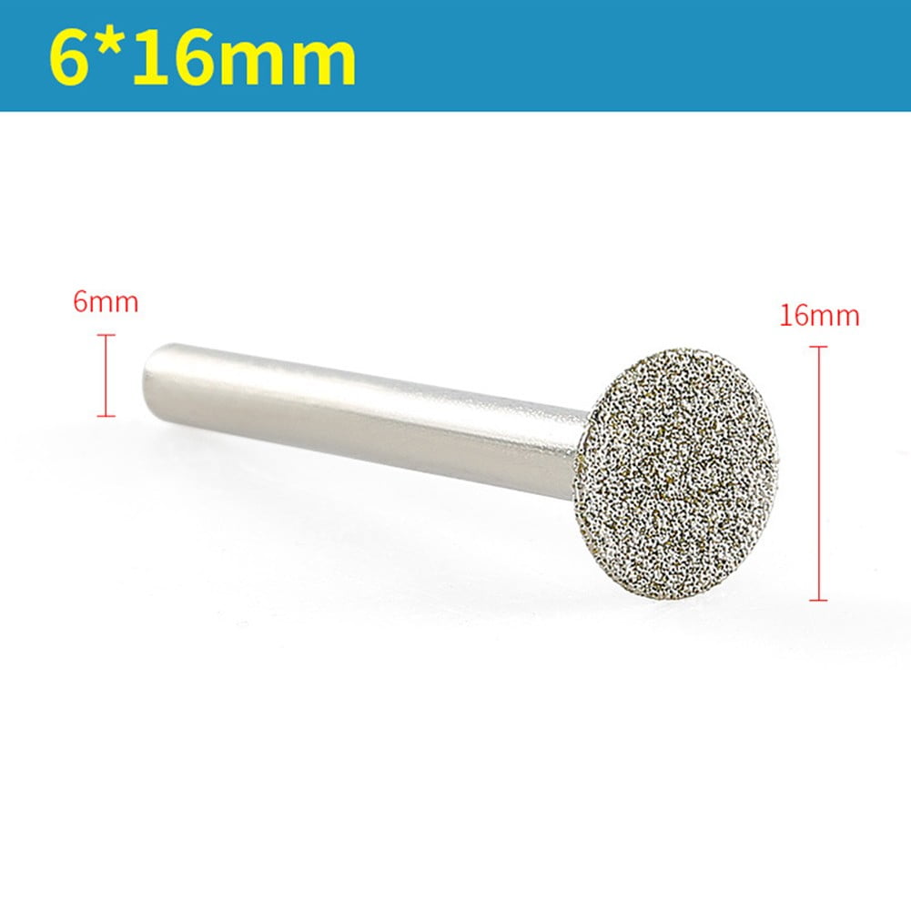 Ruibeauty 1Pc 6-30Mm Diamond Burr Carving Grinding Bit 6Mm Shank For ...