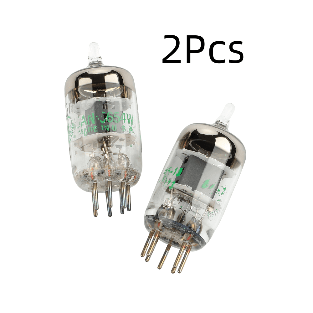 Ruibeauty 2Pcs Matched Pair 7-Pin GE JAN 5654W Vacuum Tubes Upgrade for ...
