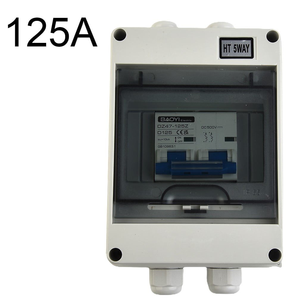 Ruibeauty PV Disconnect Box DC500V Circuit Breaker Solar System ...