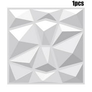 Art3d Black Diamond Design 19.7 in. x 19.7 in. PVC 3D Wall Panel (12 ...