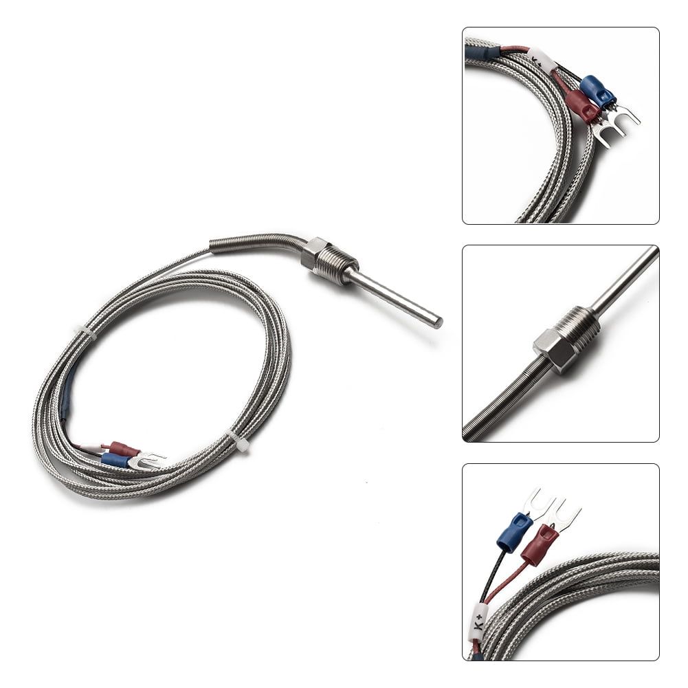 Ruibeauty Waterproof K Type Thermocouple - Temperature Sensor Probe For ...
