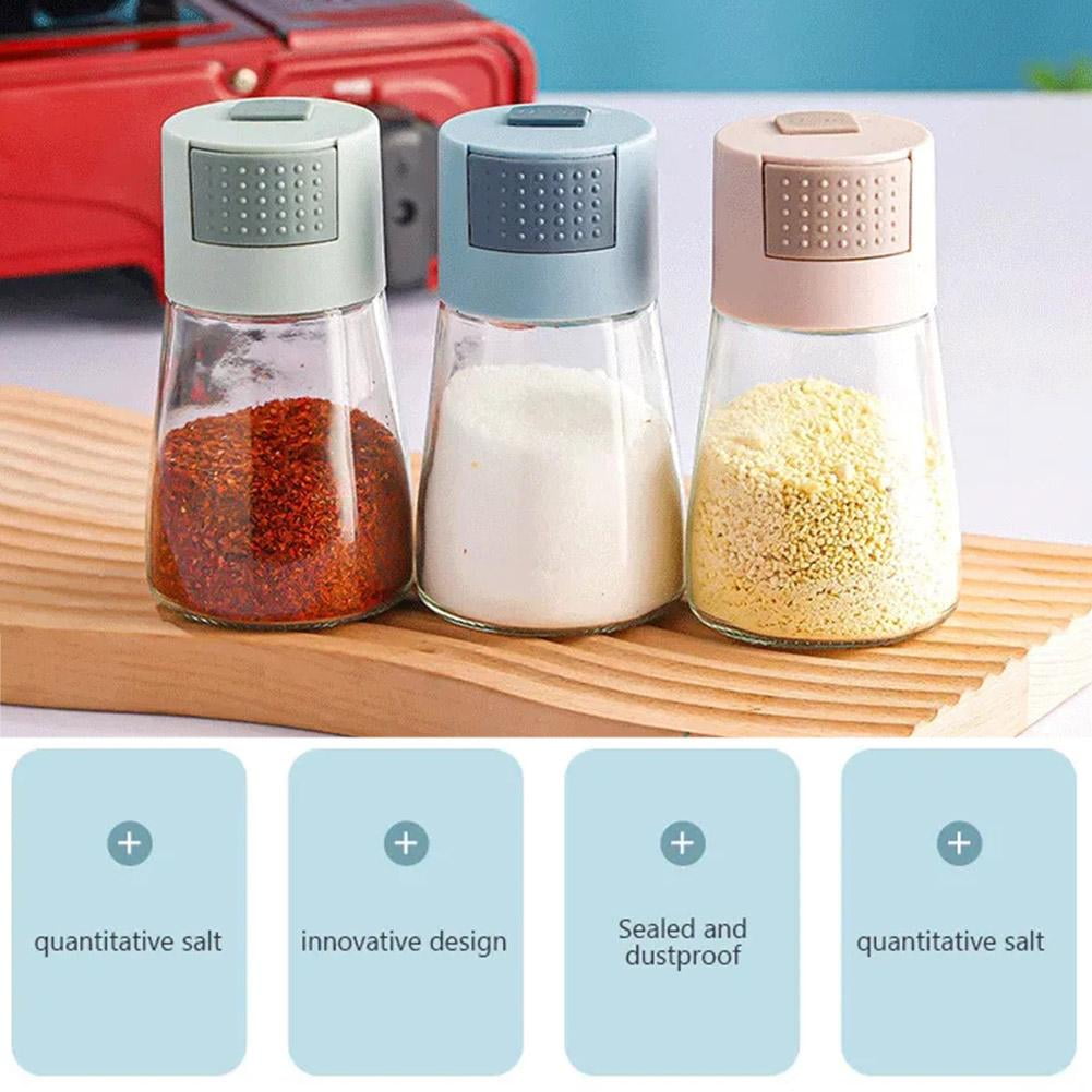 Ruifaya 0.5g Metering Salt Shaker Push Type Salt Dispenser Salt Tank ...