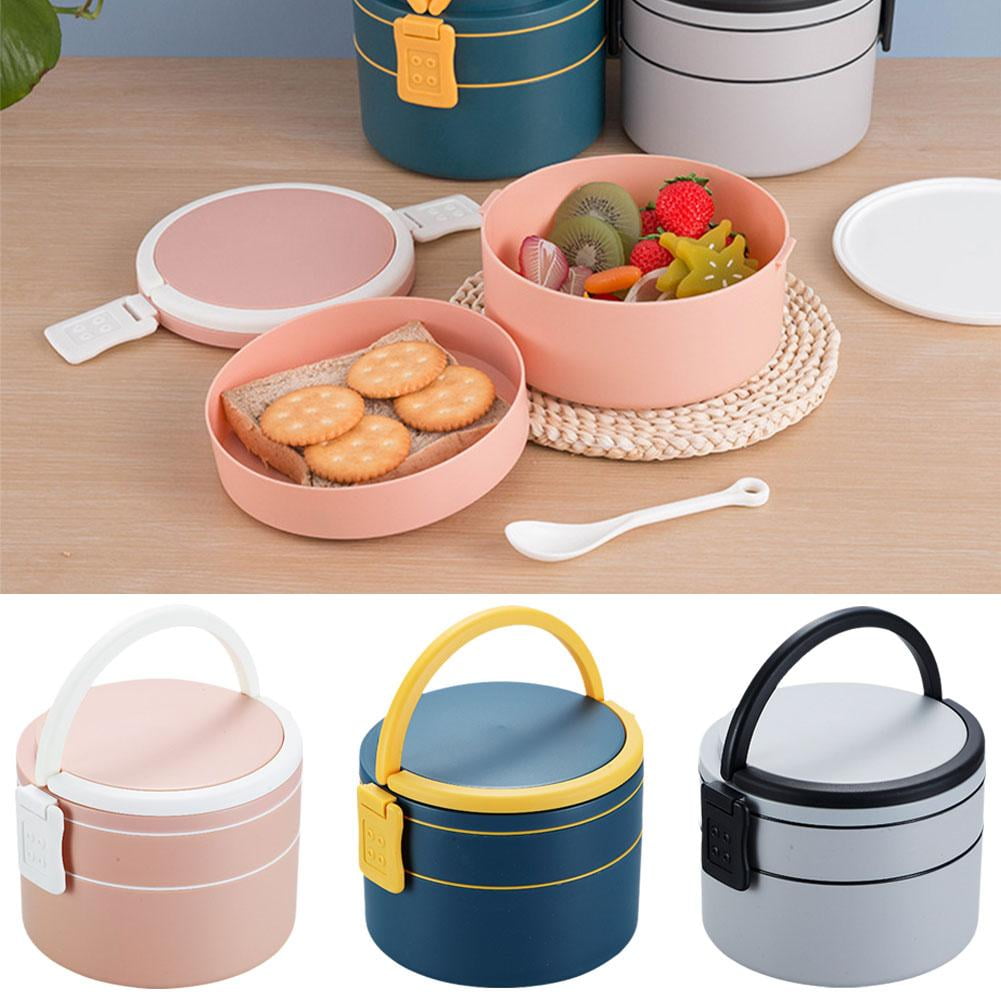 Ruifaya Double-layer Lunch Box Portable Microwave Food Box Picnic Conta ...