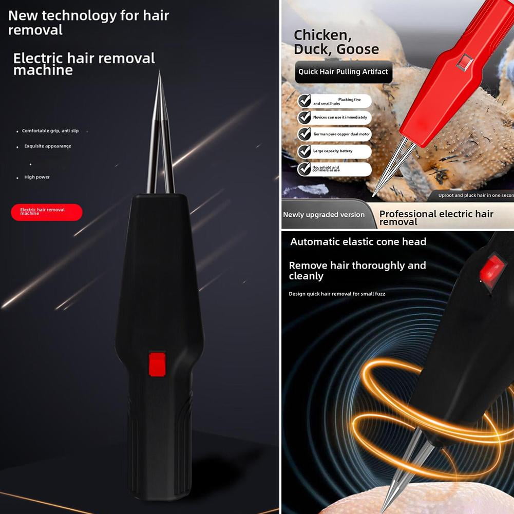 Ruifaya Feather Plucker Hair Extractor Handheld Electric Chicken Goose ...
