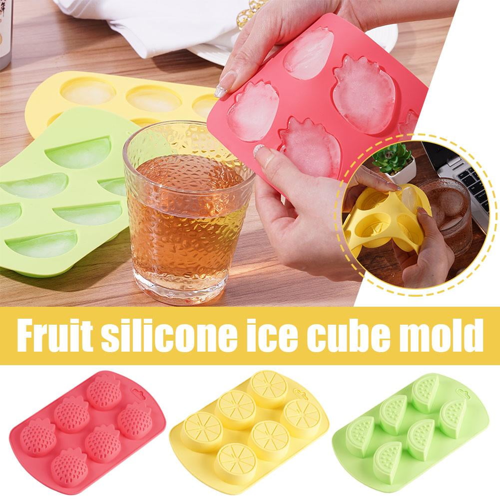Ruifaya Fruit Shaped Silicone Molds 3D Watermelon Fondant Mold ...