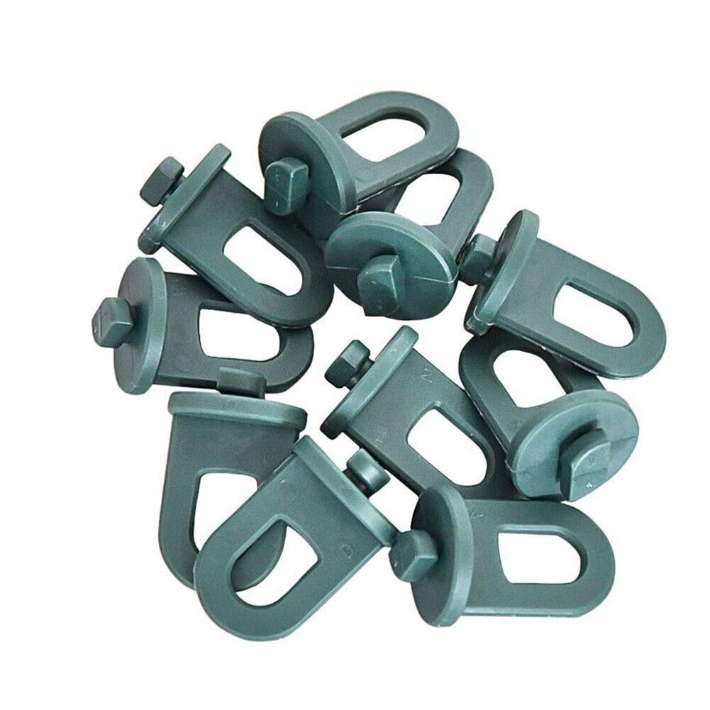 Ruifaya Greenhouse Plant Clip,Greenhouse Twist Clips Plastic Greenhouse ...