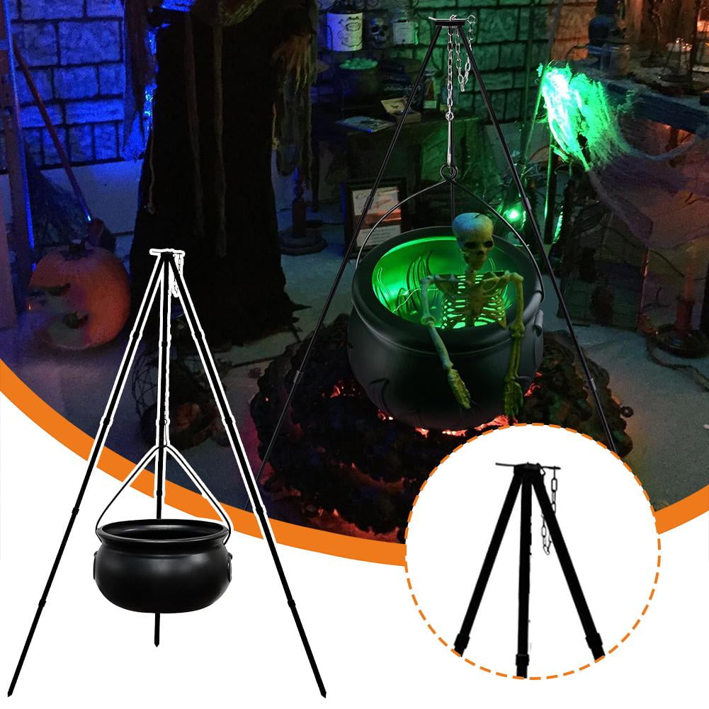 Ruifaya Halloween Decor Outdoor -Large Witches Cauldron on Yard Light ...