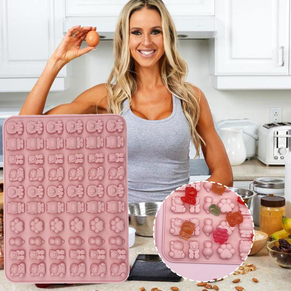 Ruifaya High Temperature Silicone Fondant Cartoon Animal Baking Molds ...