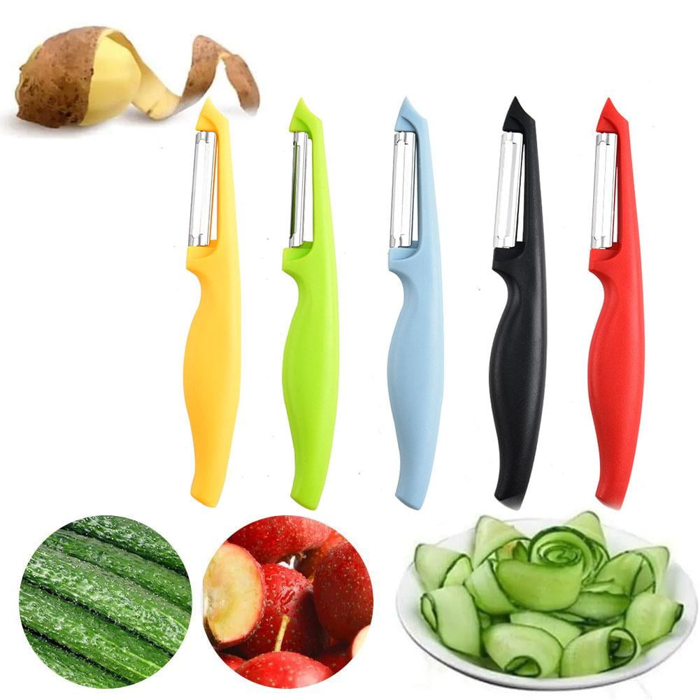 Ruifaya Kitchen Fruit and Vegetable Peeler Long Handle Fruit Veggie ...