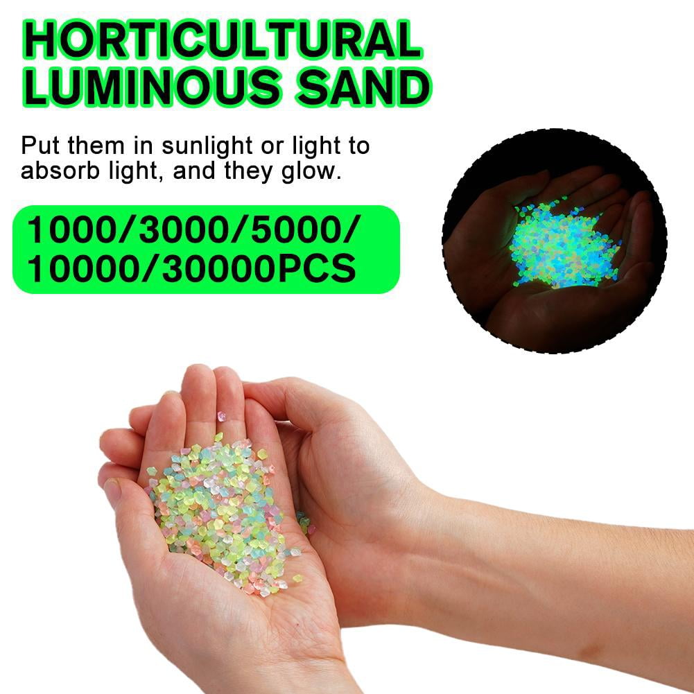 Ruifaya Luminous Sand Stones Glow In The Dark Sand For Aquarium ...