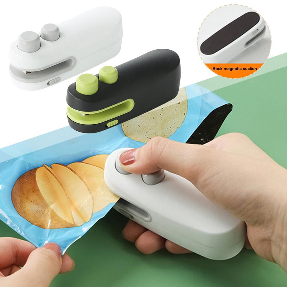 Ruifaya Mini Bag Sealer, Heat Sealer with Cutter, Usb Rechargeable Chip ...
