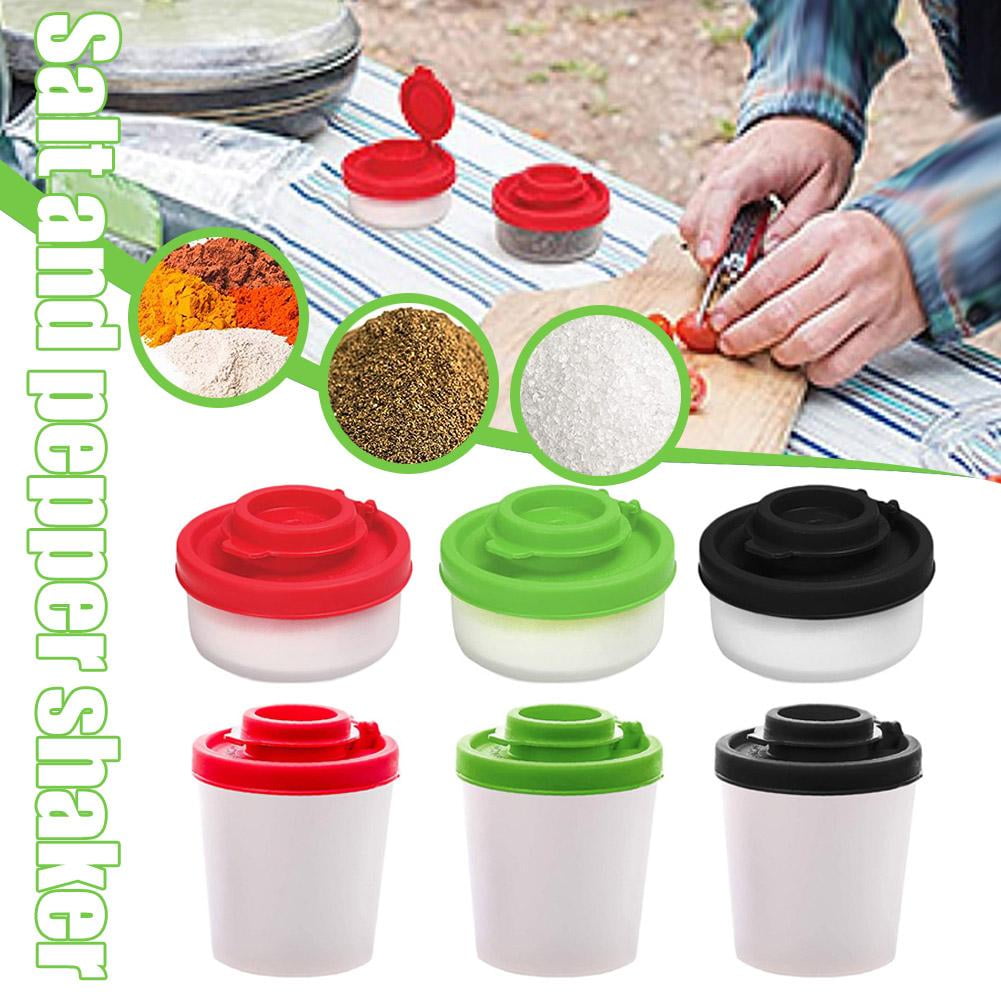Ruifaya Mini Seasoning Jar Salt Pepper Shaker Travel Picnic Outdoors ...