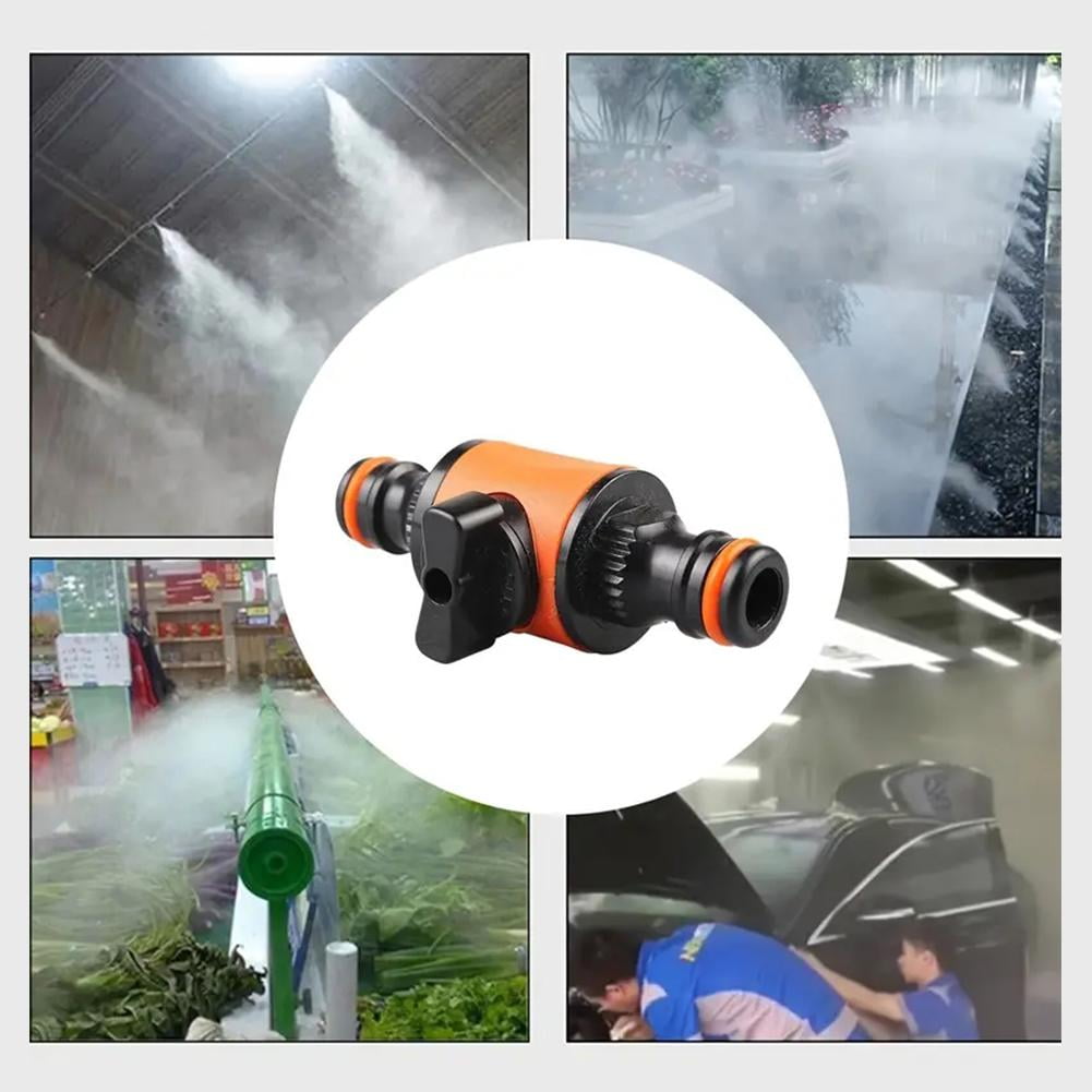 Ruifaya Orange (A)$ Plastic two-way nipple valve garden water pipe ...