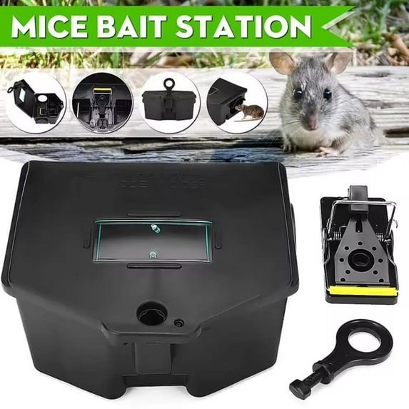 Ruifaya RatKil Rat Bait Box - Large Rat & Mouse Bait Station G1KD C4N9 ...