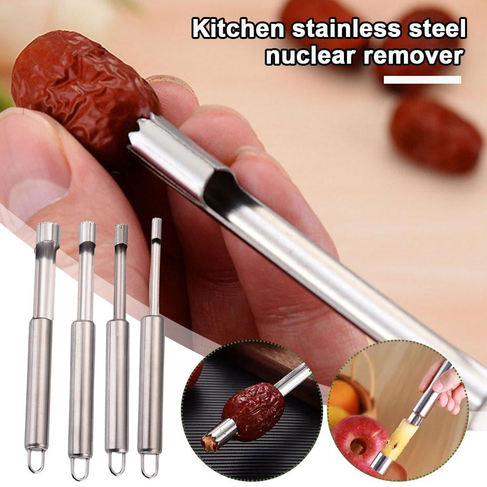 Ruifaya Red Bell Pepper Seed Corer Tool,Stainless Steel Fruit and Vegetable Corer Tool,Fruits ...