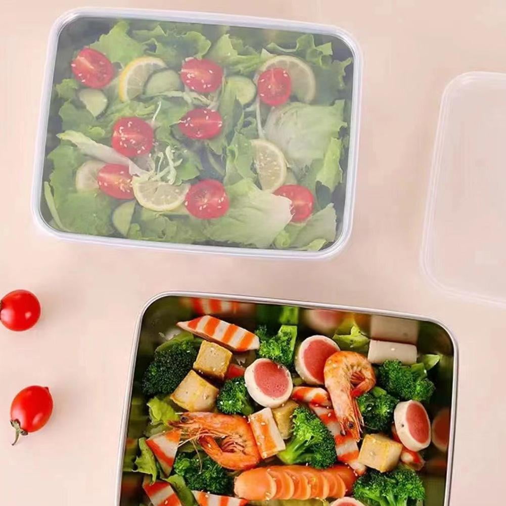 Ruifaya Stainless Steel Square Plate Dinner Dish Baking Tray Plate Tray ...
