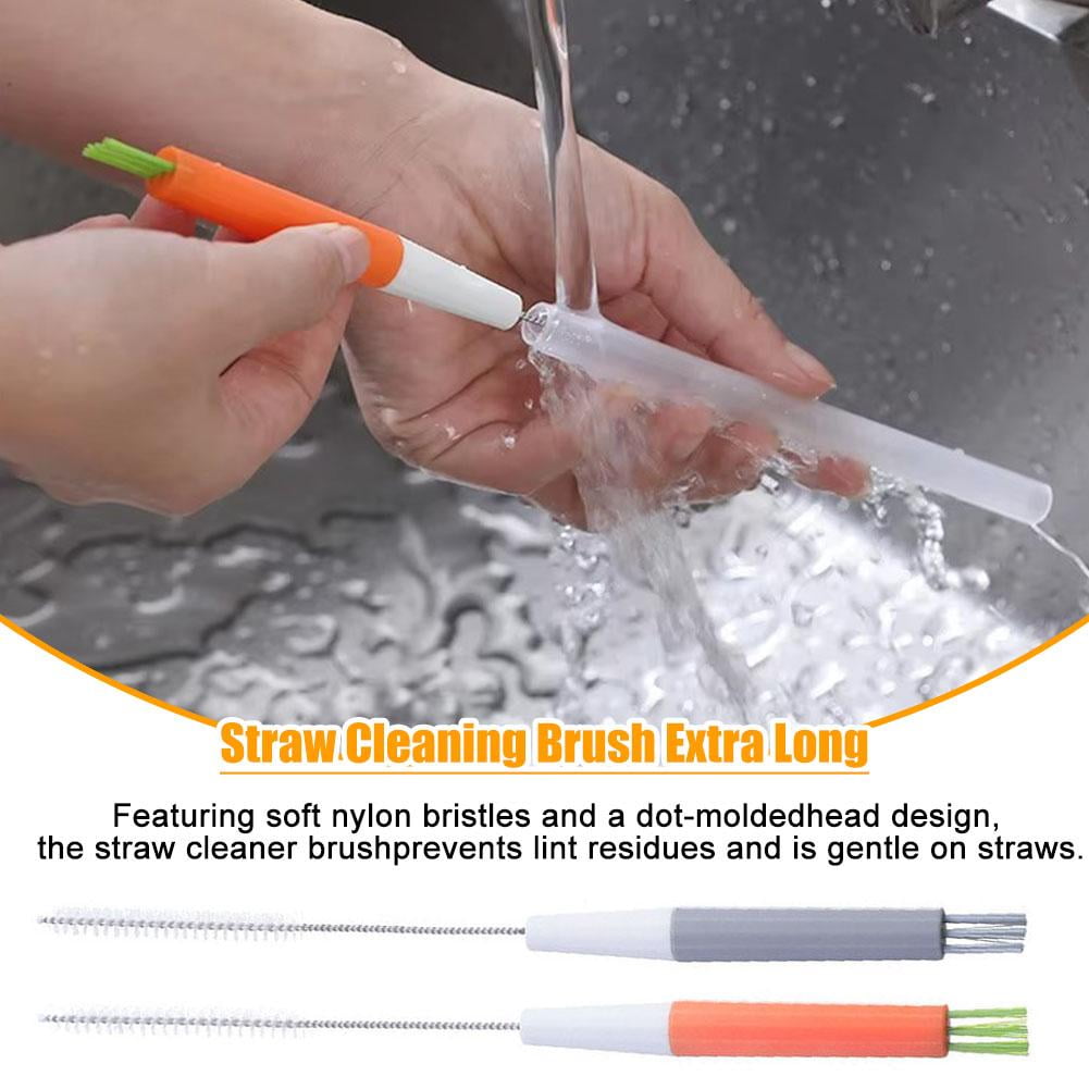 Ruifaya Straw Cleaner Brush Extra Long - No Blind Spots Pipe Cleaner ...