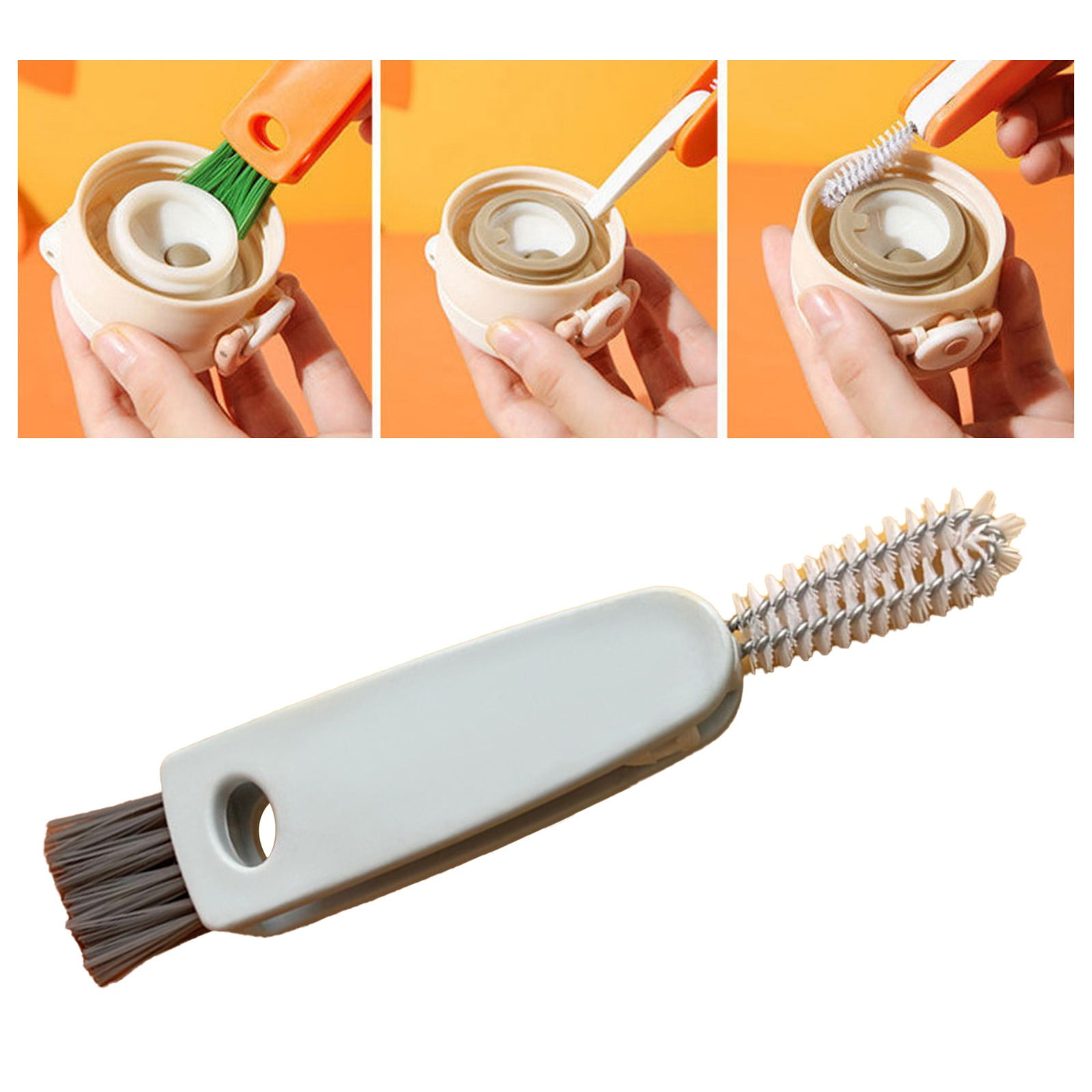 Ruifushidai Cup Lid Cleaning Brush Coffee Cup Lid Cleaning Brush Cup ...