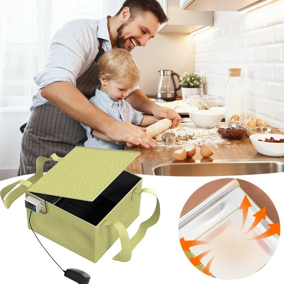 Xecvkr Adjustable Dough Proofer Proofing Box Fermentation Warmer Baking ...