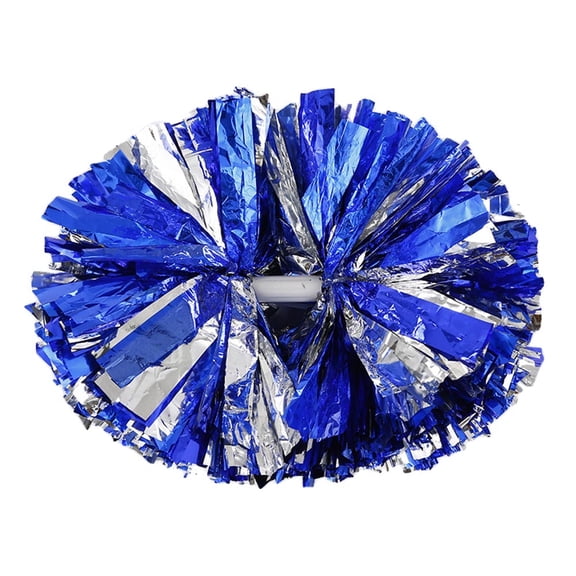 Chasse Holographic Cheerleading Pom Poms - Shiny Metallic Foil Cheer ...