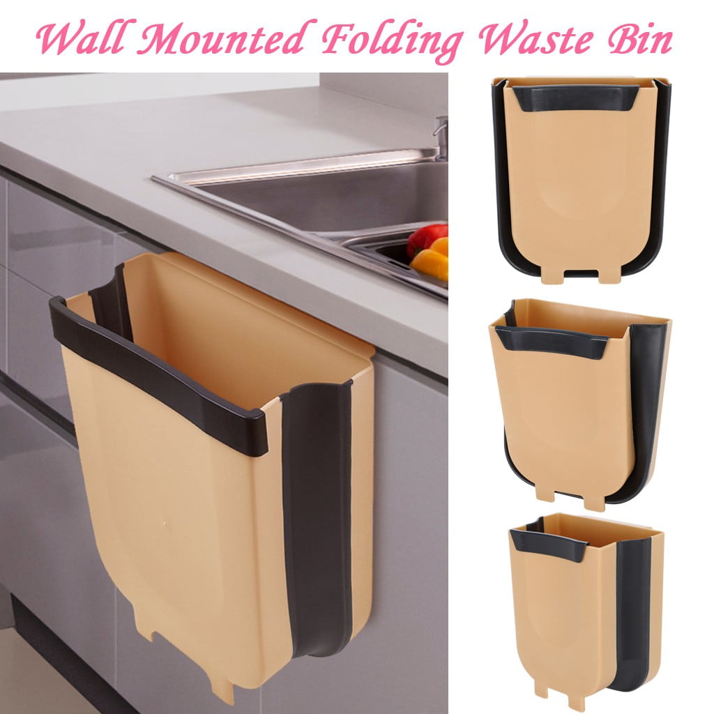 Ruifushidai Wall-Mounted Trash Can - Hanging Waste Container for ...