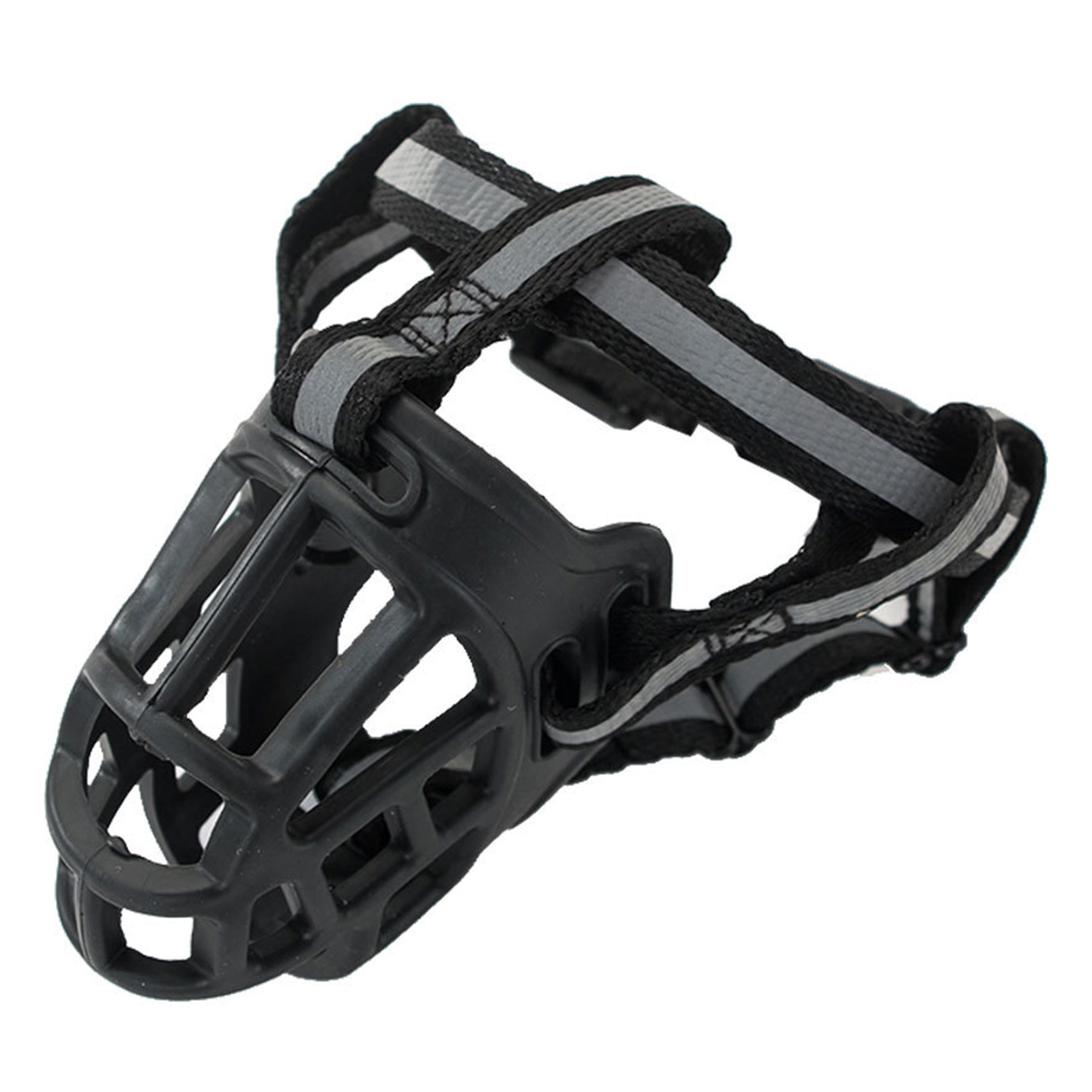 Ruike Breathable Dog Muzzle, Hollow-carved Adjustable 360-Degree Anti ...