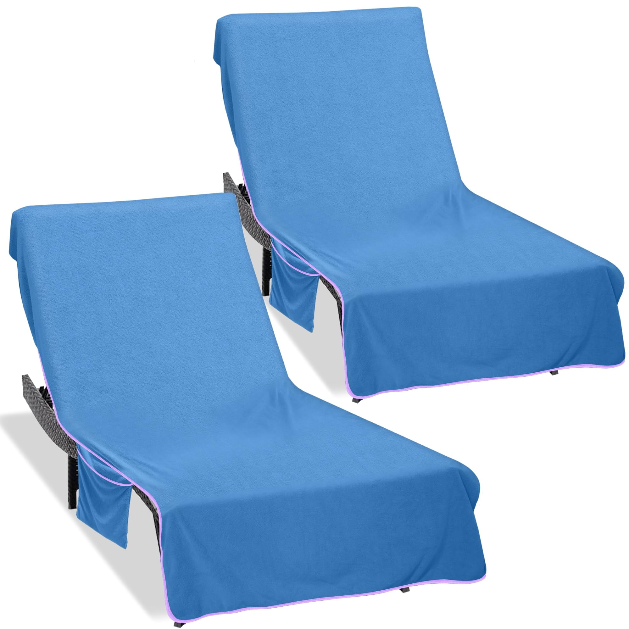 Ruikyhom Super Soft & Thick Lounge Chair Towel Cover of 2),Chaise ...