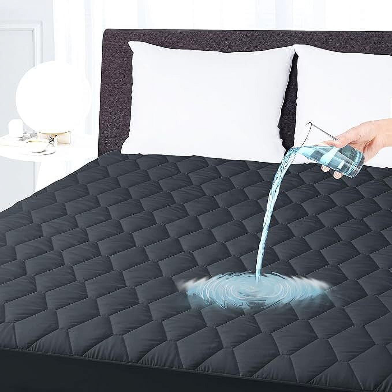 Ruili Queen Waterproof Bed Protector, Deep Pocket Cotton Mattress Pad ...