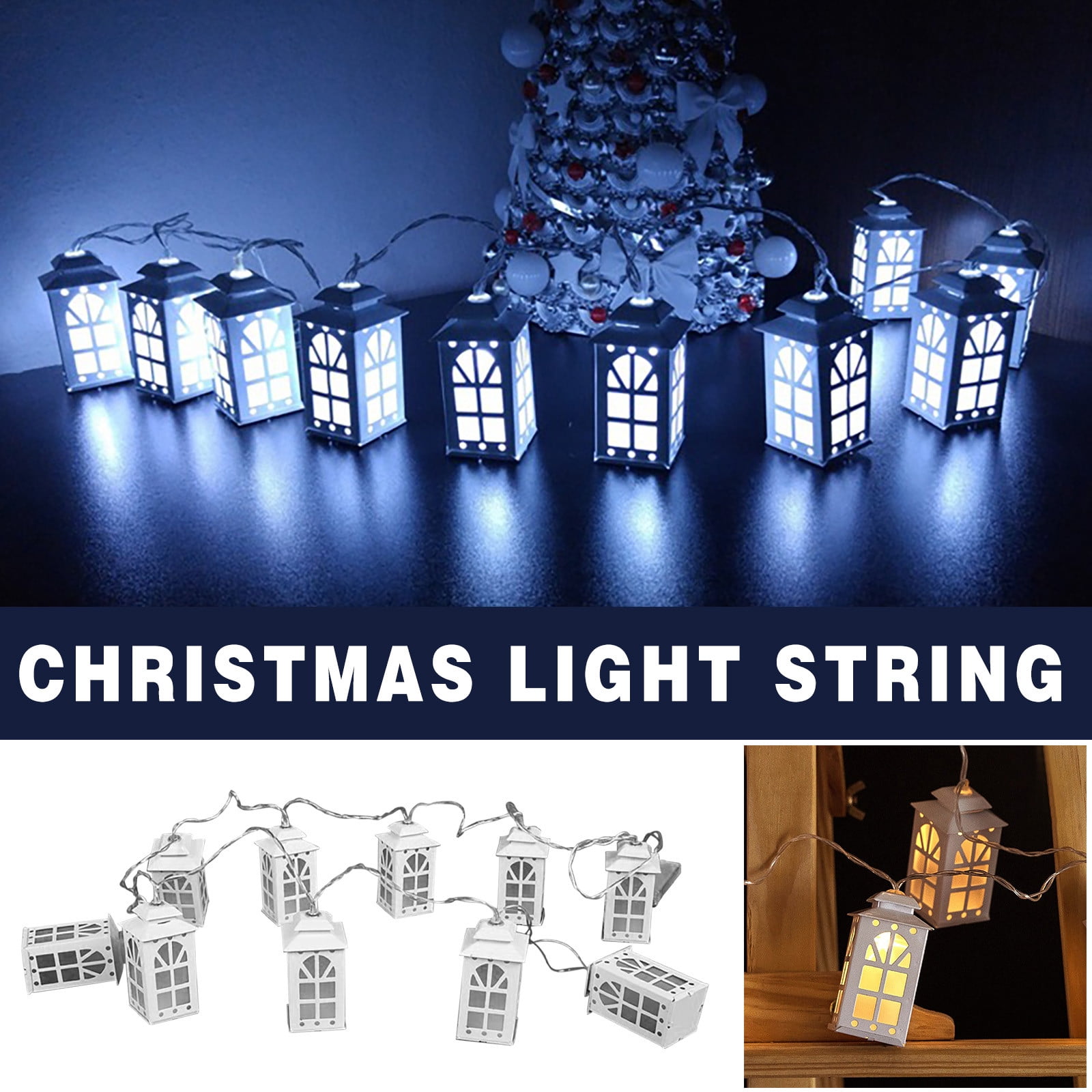 Ruimatai Christmas Clearance Christmas Lantern Decoration Lights ...
