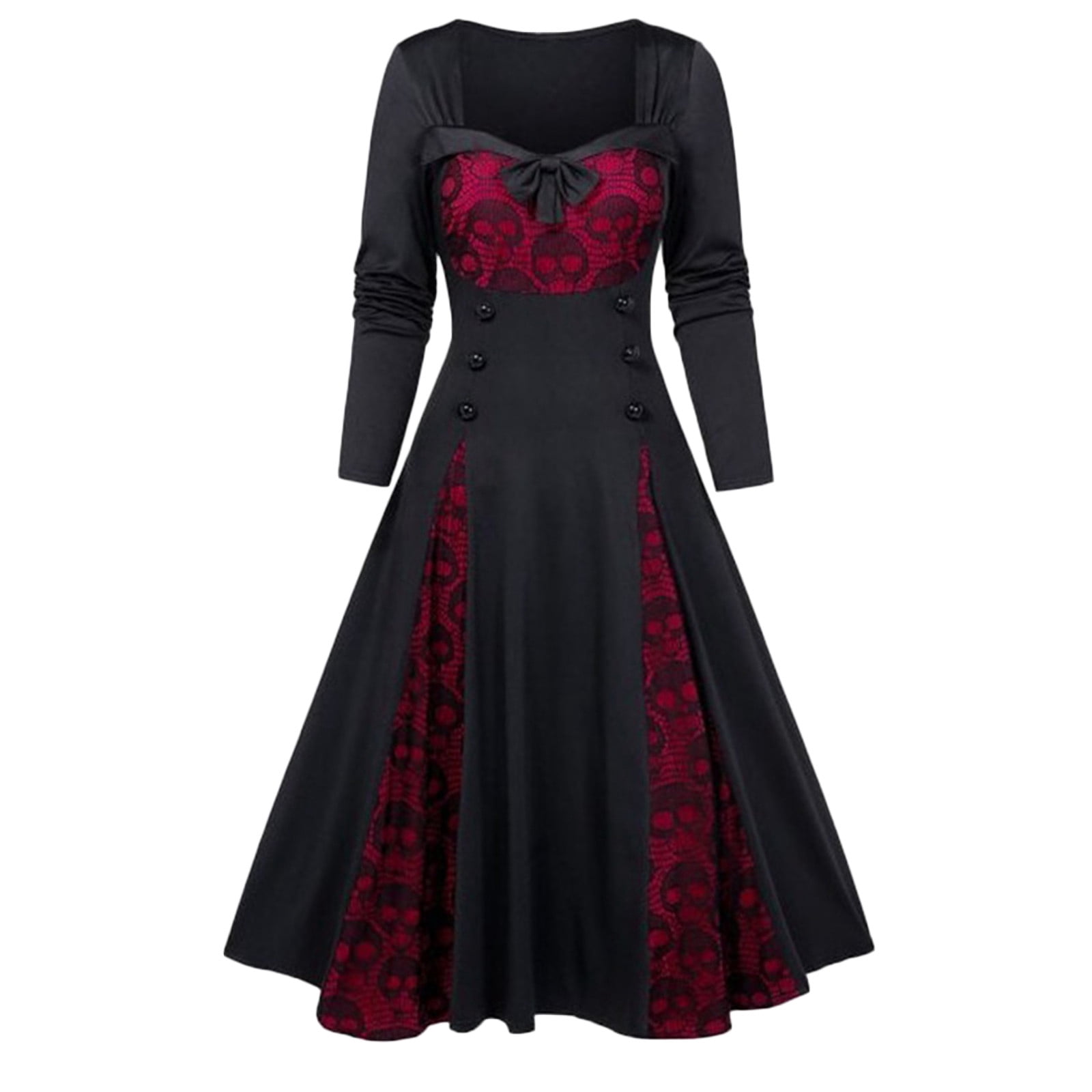 Ruimatai Gothic Renaissance Dress for Women Halloween Vintage Lace ...