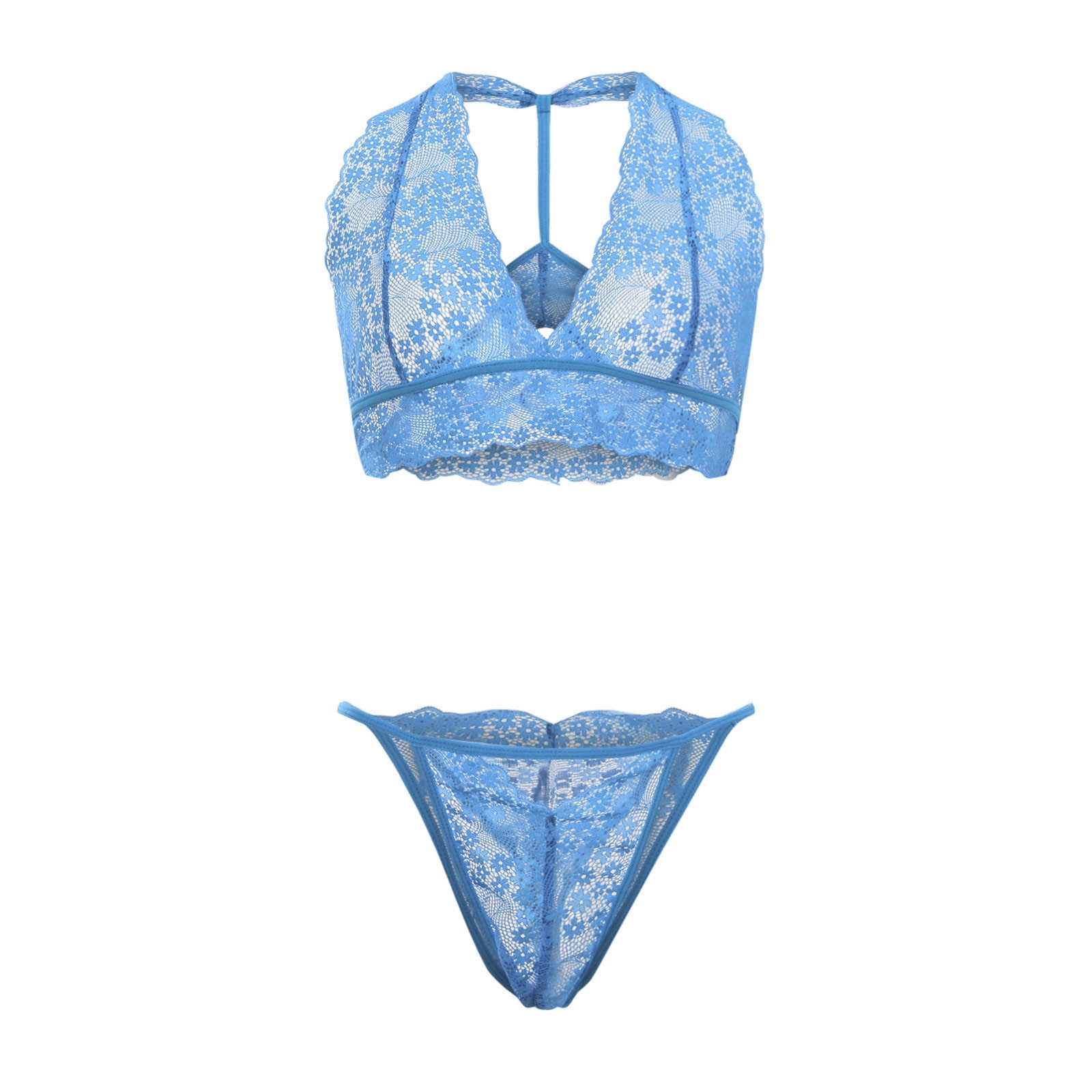 Ruimatai Panties Plus Size Women's Fashion Soild Flower Lingerie Lace ...