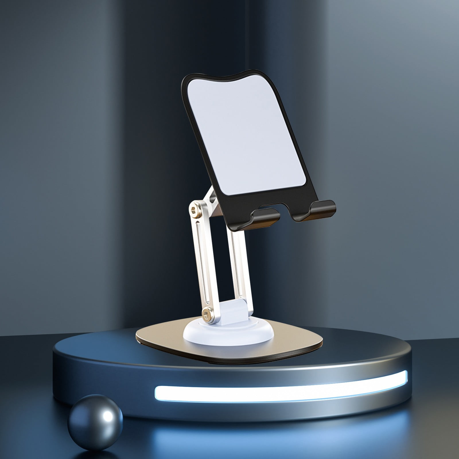 Ruimatai Phone Tablet Metal Holder 360 Degree Rotating Bracket Tablet ...