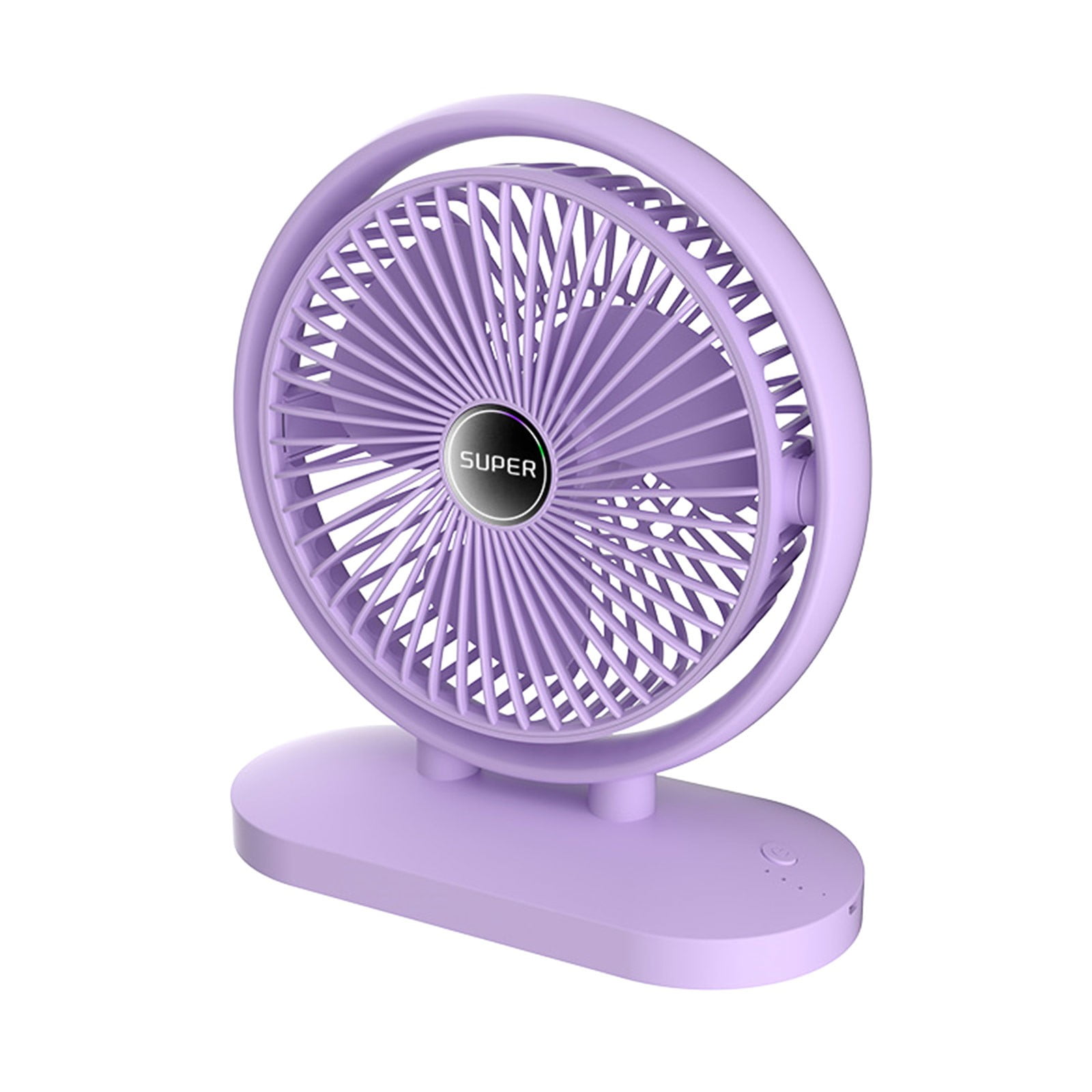 Ruimatai Portable 9-inch Turbo Fans for Bedroom, Silent Desk Fan, Hight ...