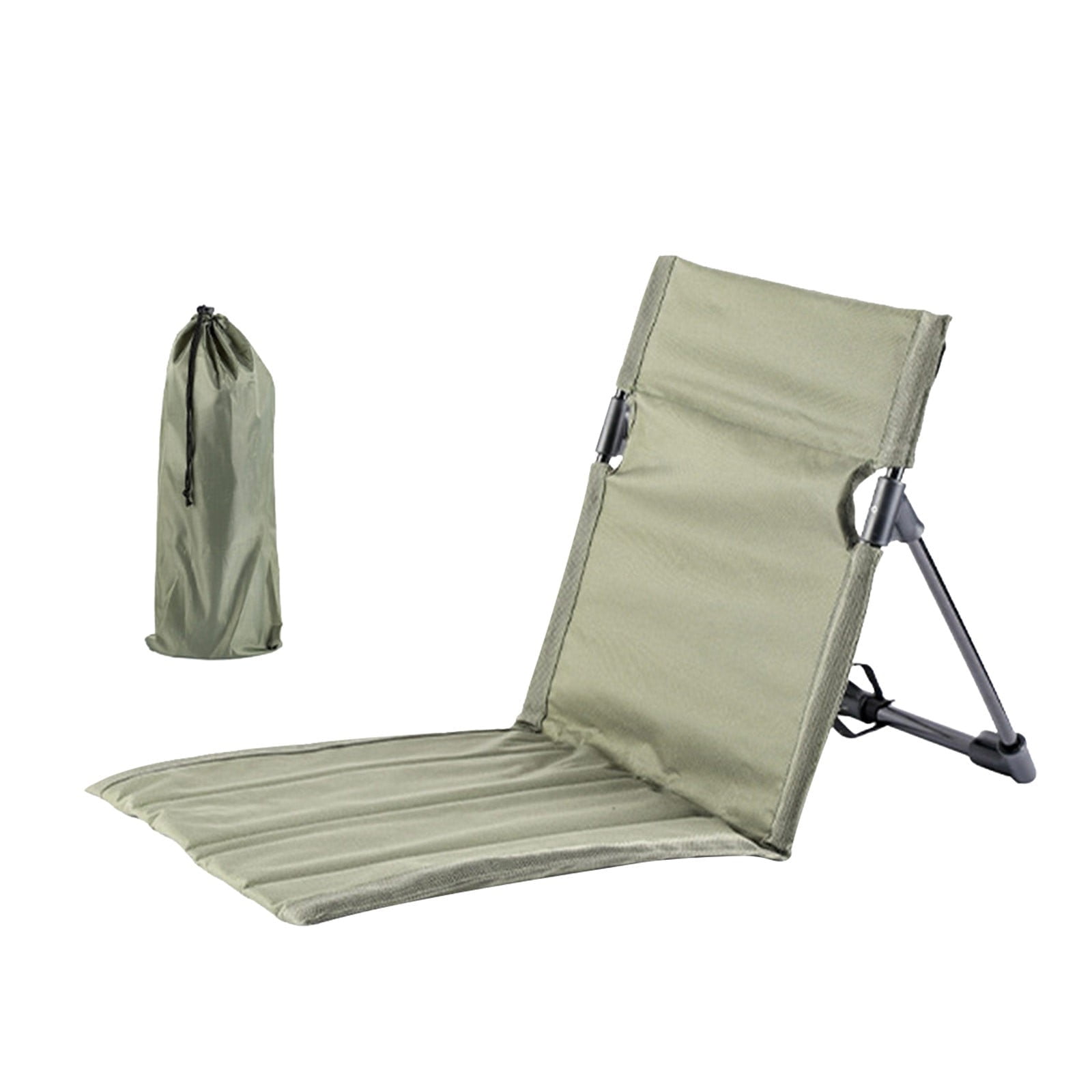Ruimatai Portable Folding Beach Lounge Chair Legless, Chair Camping ...