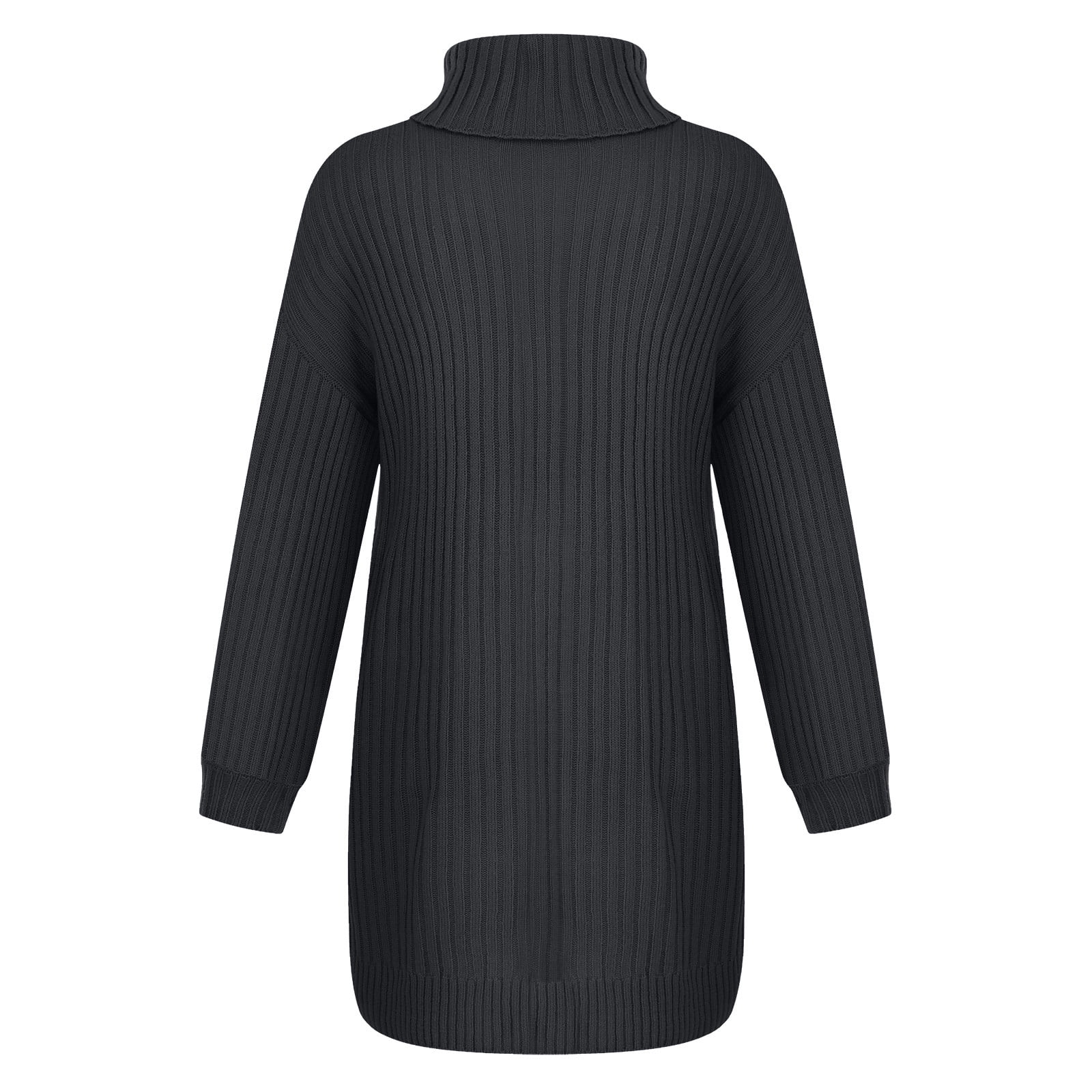 Ruimatai Sweater For Women Turtle Neck Long Sleeve Pulloevr Sweater