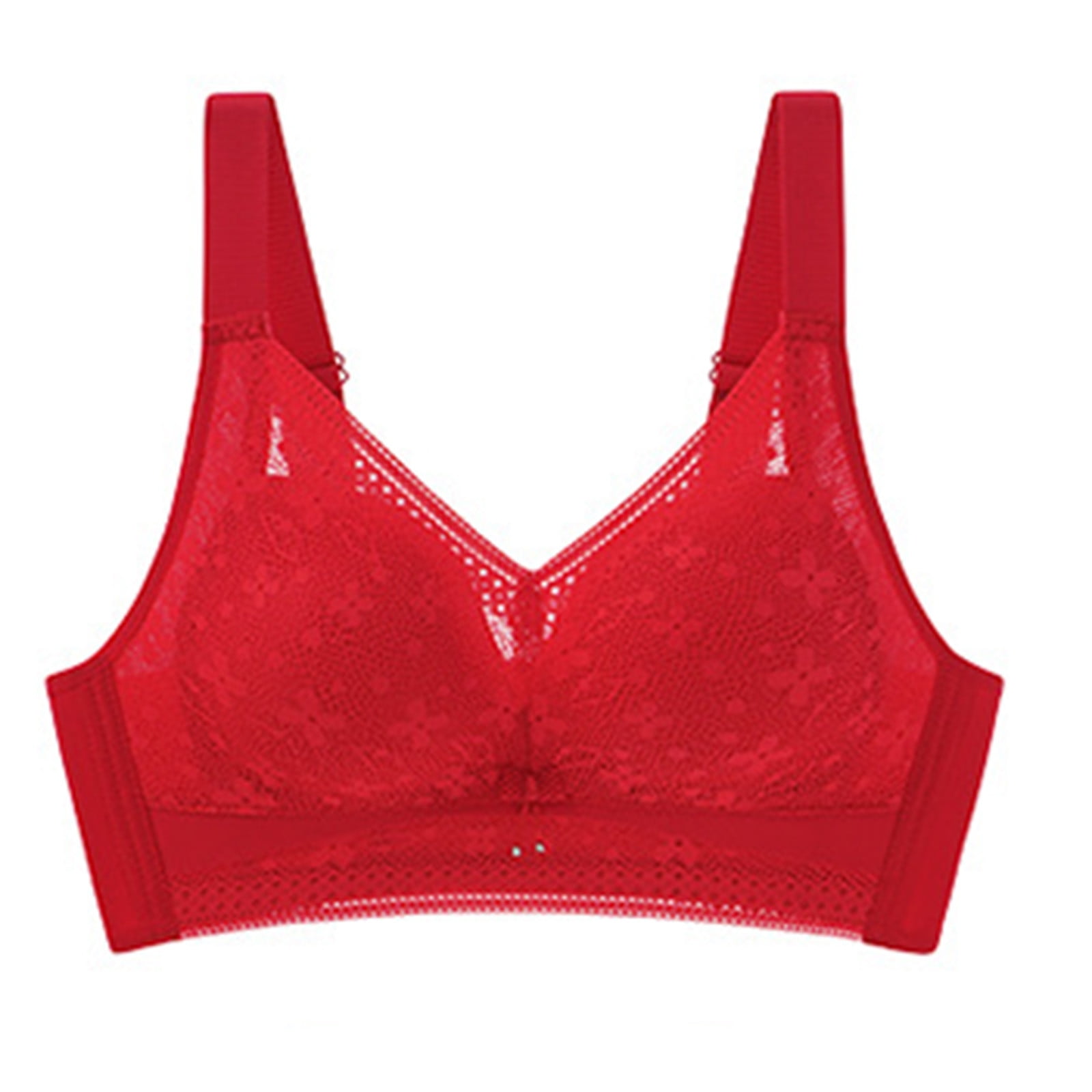 Ruimatai Women's Push Up Lace Bra Comfort Padded Underwire Bra Lift Up ...