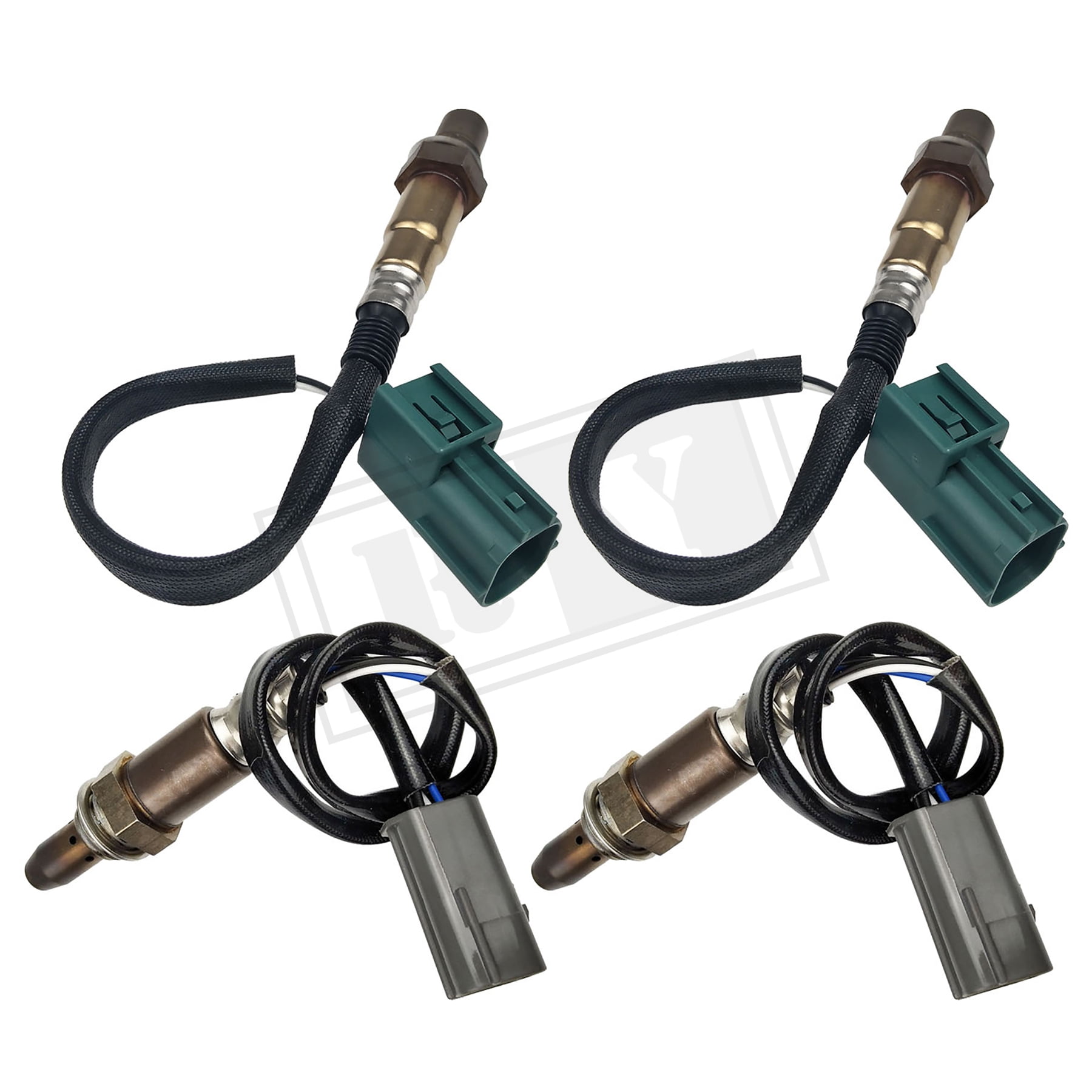 Ruiya 4PCS Upstream & Downstream For 2008-2013 Nissan Armada ...