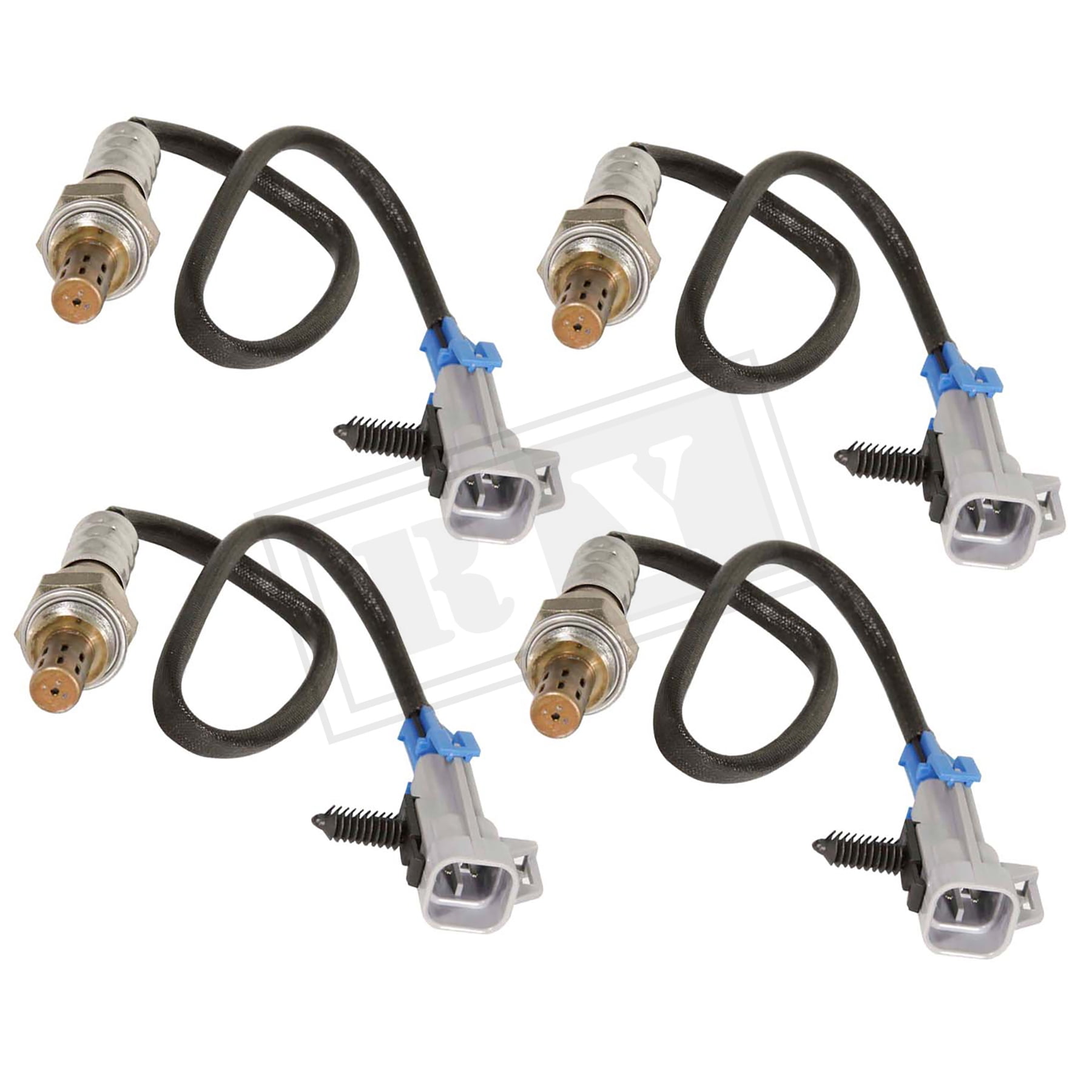 Ruiya 4Pcs Upstream + Downstream 234-4650 For 2000-2002 Chevrolet ...