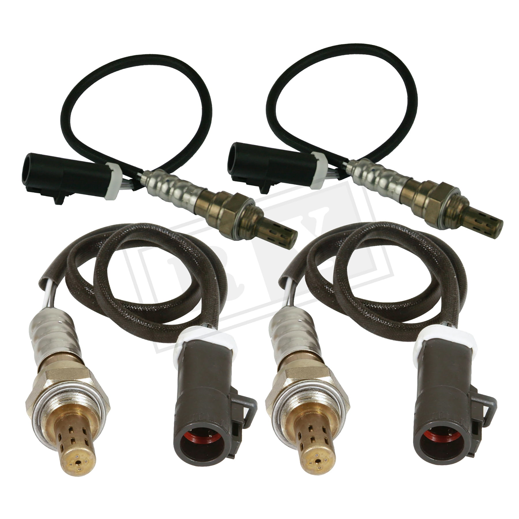 Ruiya 4Pcs Upstream & Downstream For 2008 2009 2010 Ford F-250 Super ...