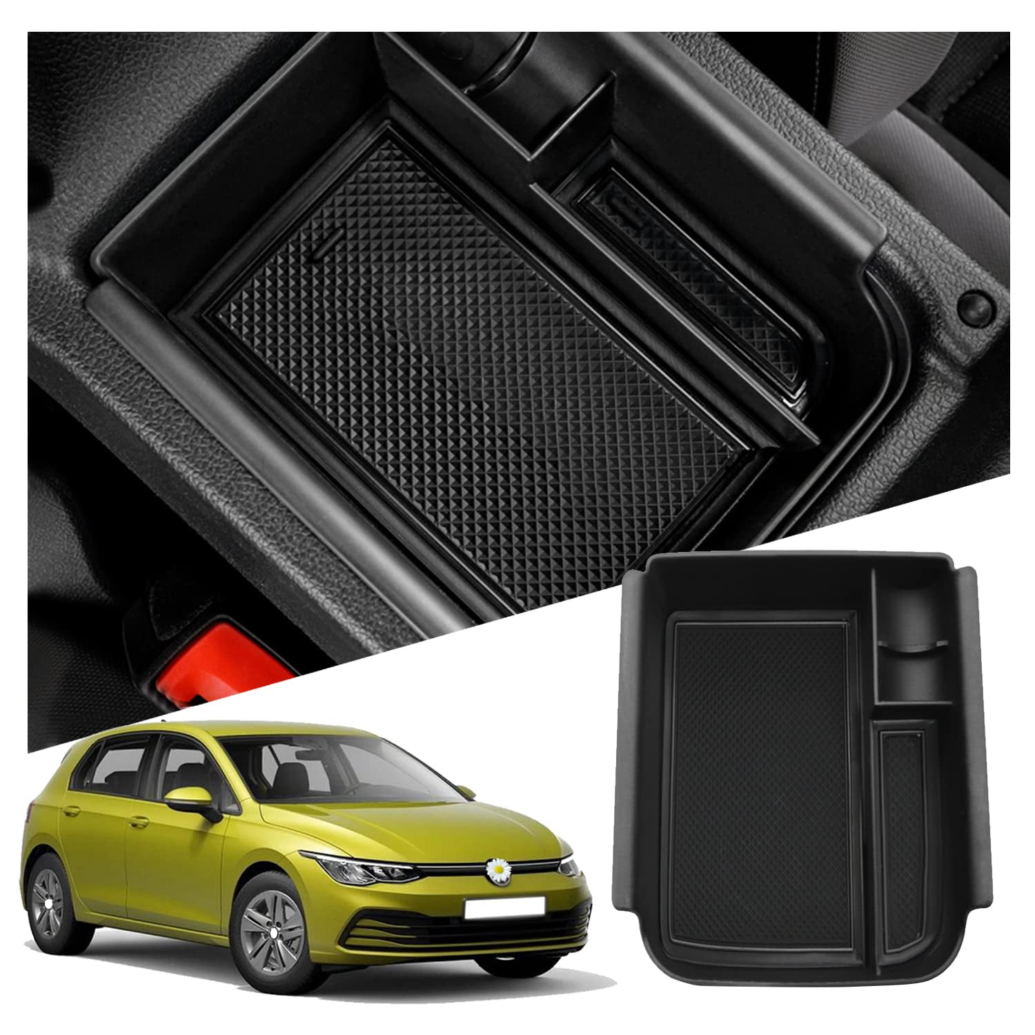 Ruiya Fit Golf GTI Center Console Organizer 2020-2024 VW GTI MK8 ...