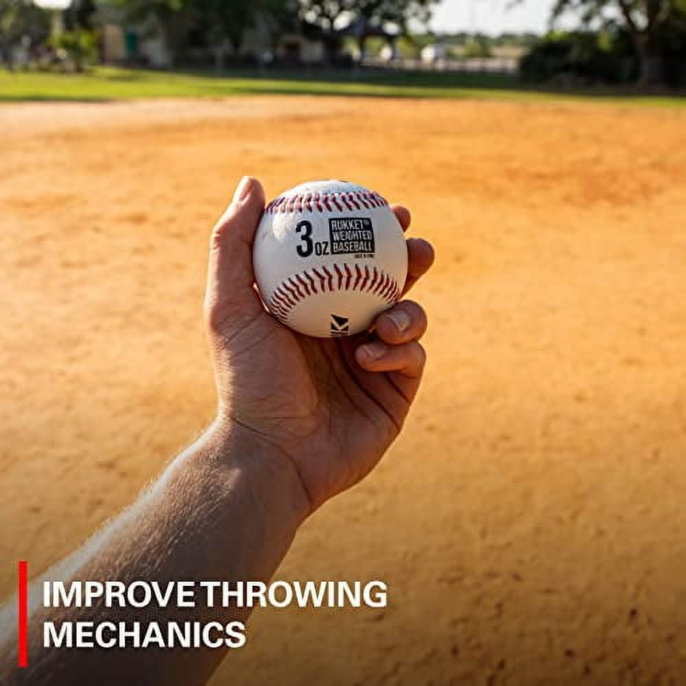 Rukket Weighted Pitching Baseballs, Progression Throwing Balls for Training, Heavy Softballs for ...
