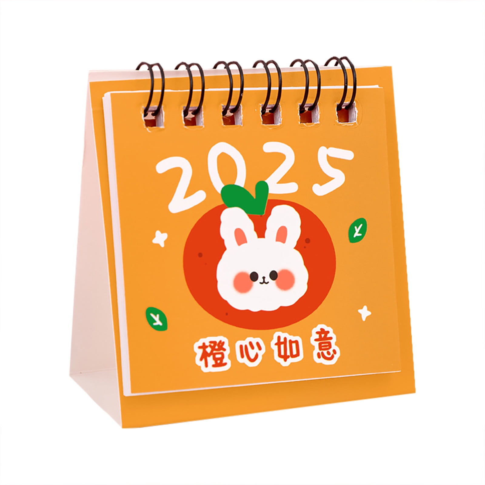 Rukui 2024 Mini Desk Calendar For Rabbit Themed Colorful Bunny Tiny ...