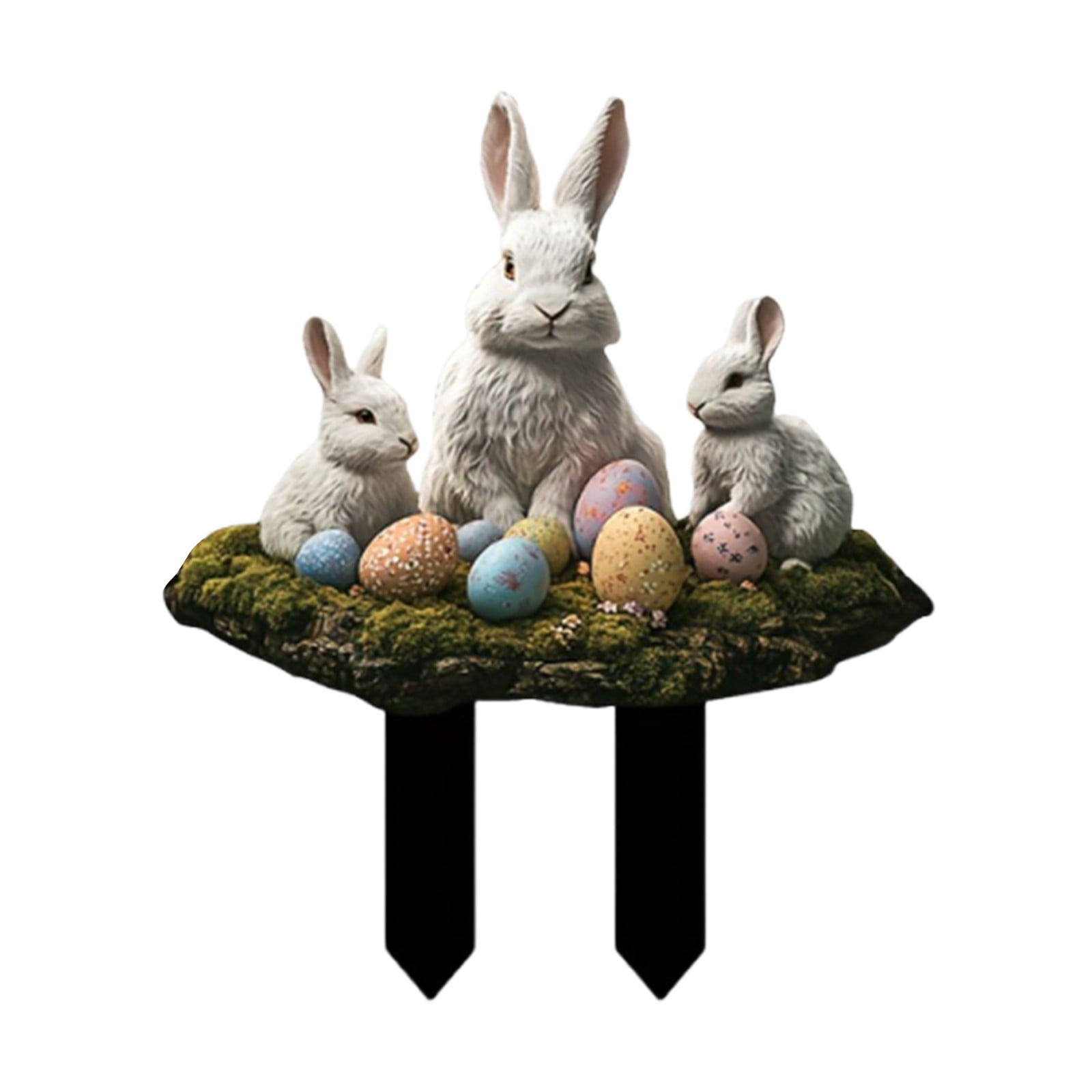 Rukui Easter Bunny Garden Stake Outdoor Home Decor - Walmart.com