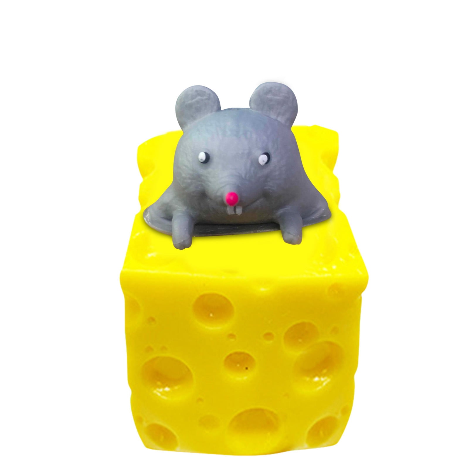Rukui Cheese Stress Toy Sloth Block Hide Figures Seek Stressbusting Toy ...