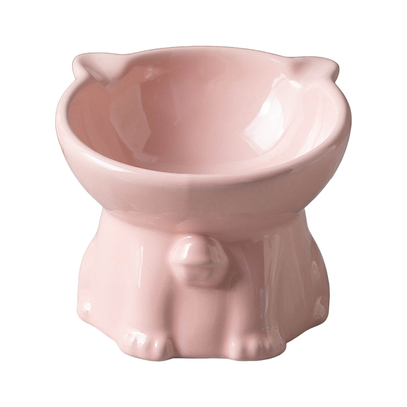 Rukui Elevated Ceramic Cat Bowls 15°Stand Vomiting Raised Food and ...
