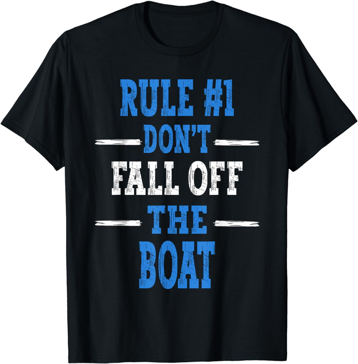 Rule #1 Don't Fall Off The Boat Vacation Cruise Ship Travel T-Shirt ...
