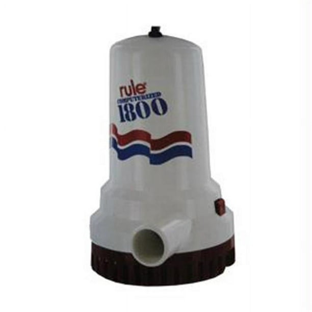 Rule 1800 Sump, Utility Pump With 24' Cord - Walmart Business Supplies