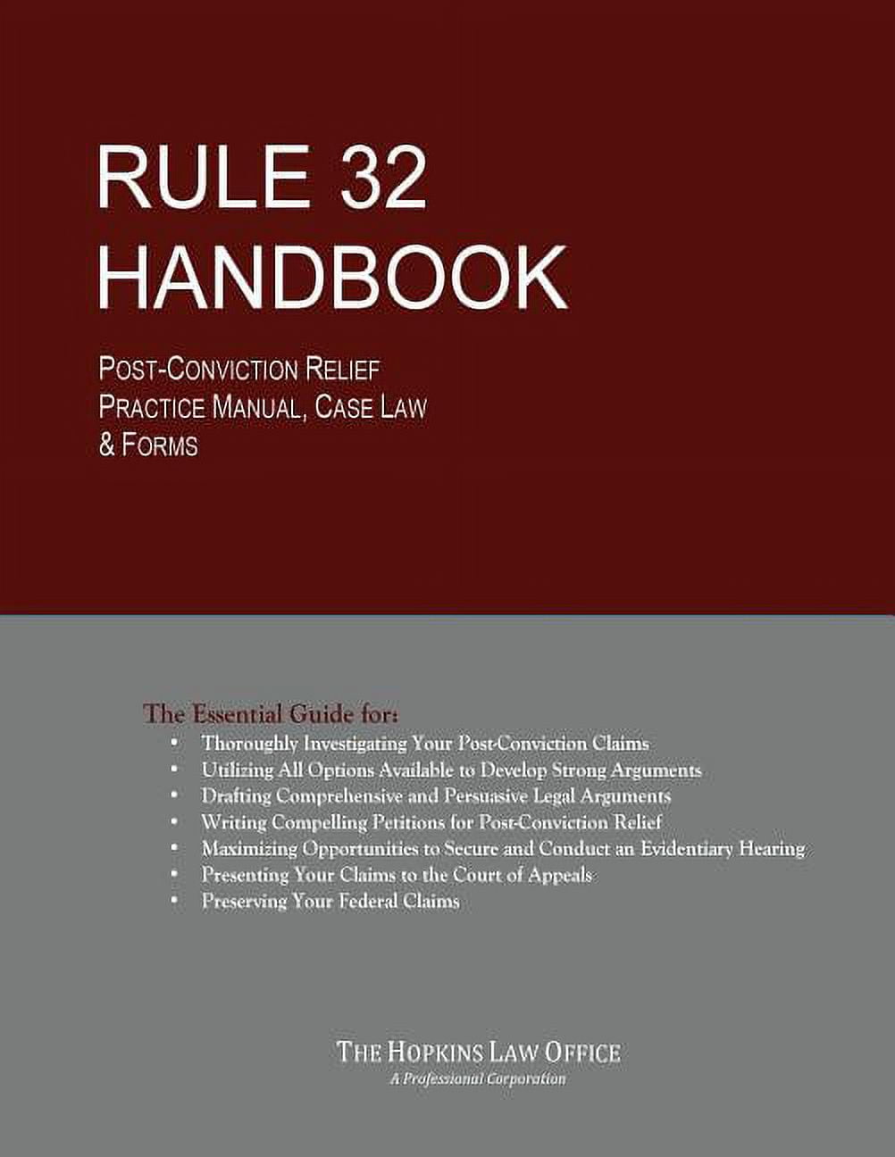 Rule 32 Handbook - Walmart.com