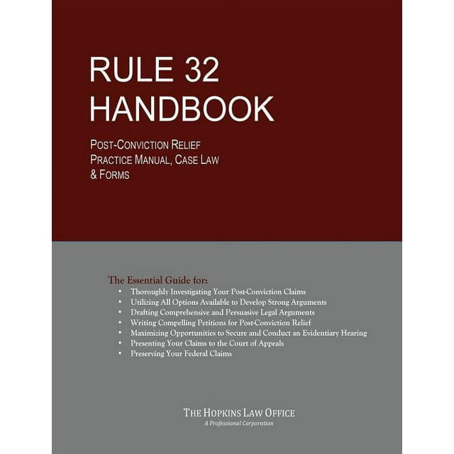 Rule 32 Handbook - Walmart.com