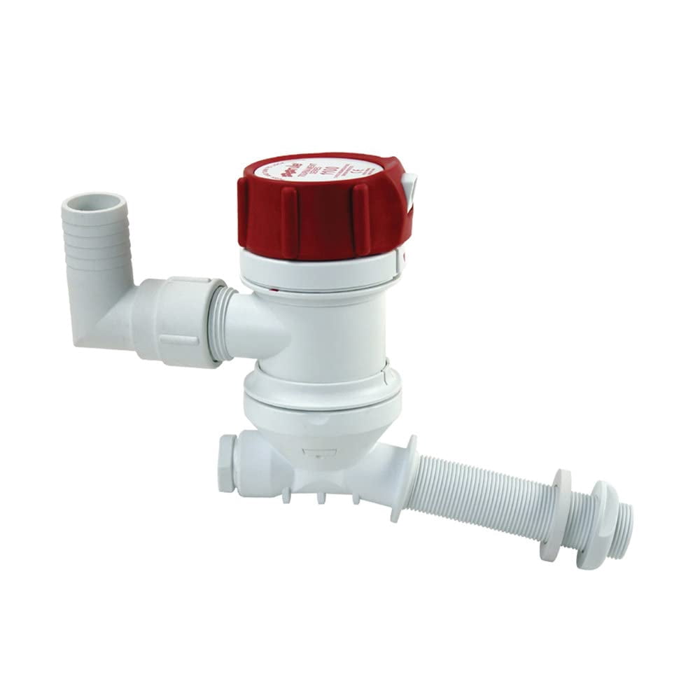 Rule 403C Marine Tournament Series 800 Livewell Pump (Angled Thru Hull ...